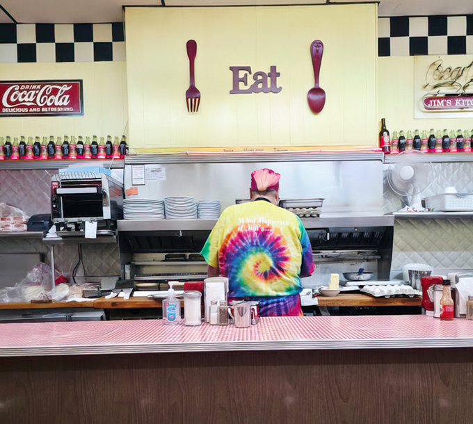 The counter where countless conversations and countless burgers have created lifelong food memories.