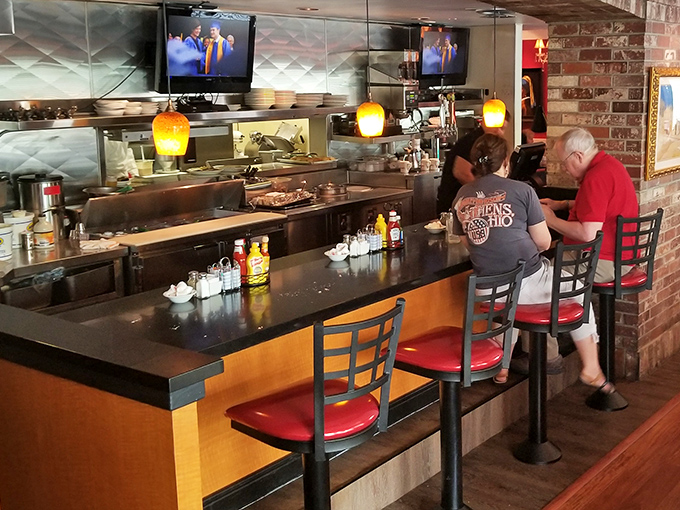 Counter seating: where solo diners become temporary neighbors and the short-order ballet unfolds before your eyes.