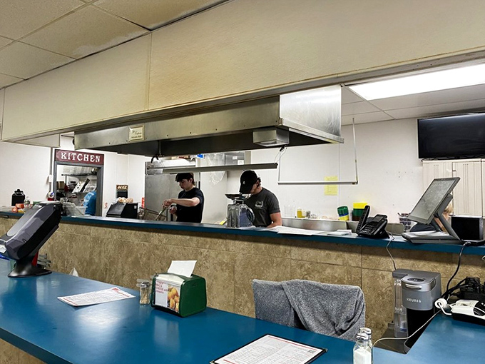 The open kitchen where sandwich artists perform their craft. No secrets here&mdash;just honest food made right before your eyes.
