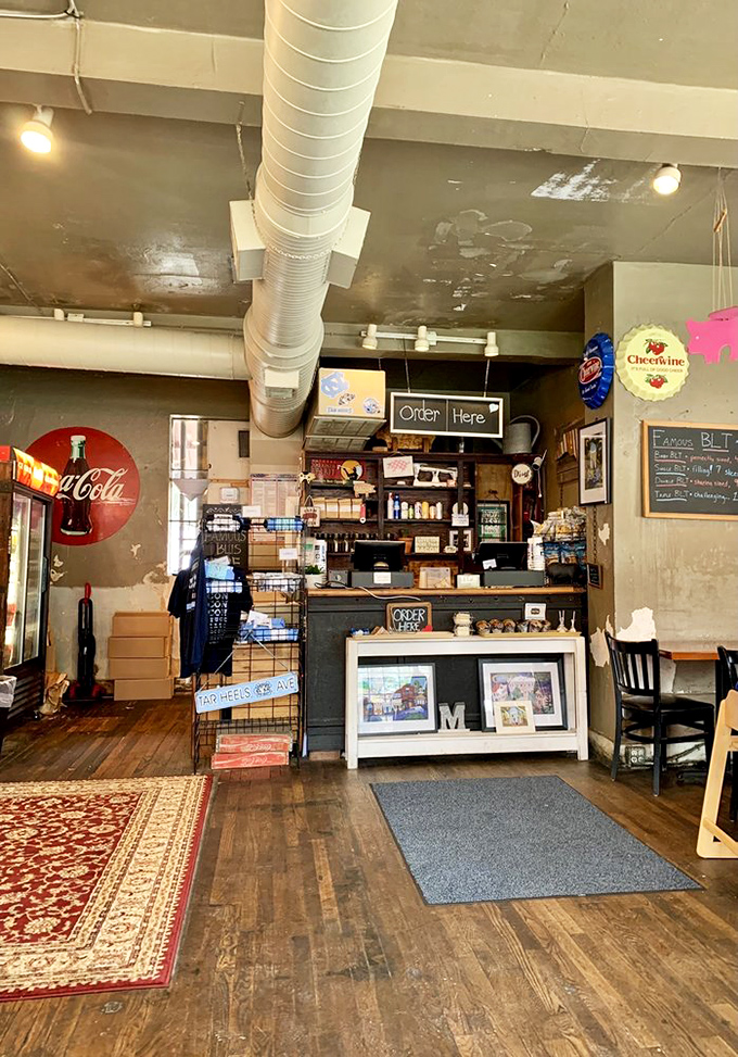 The ordering counter – where sandwich dreams begin their journey to reality. Like a mission control center for your taste buds.