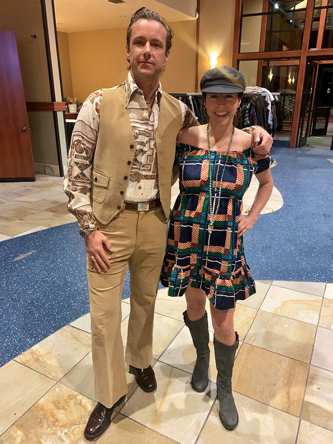 Vintage fashion isn't just clothing—it's transformation. These shoppers embody the magic that happens when past meets personality.