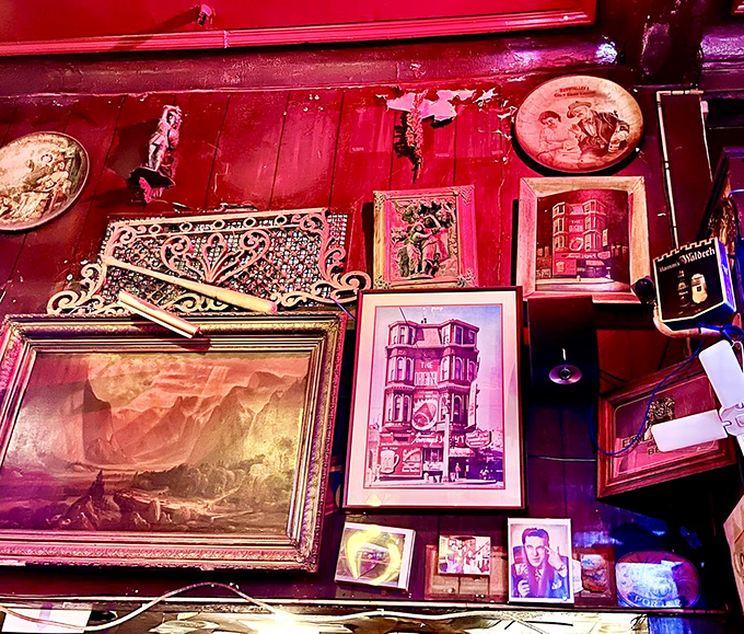 Every frame, poster, and curiosity on these walls has earned its place through decades of careful curation and benign neglect&mdash;creating a patina money can't buy.