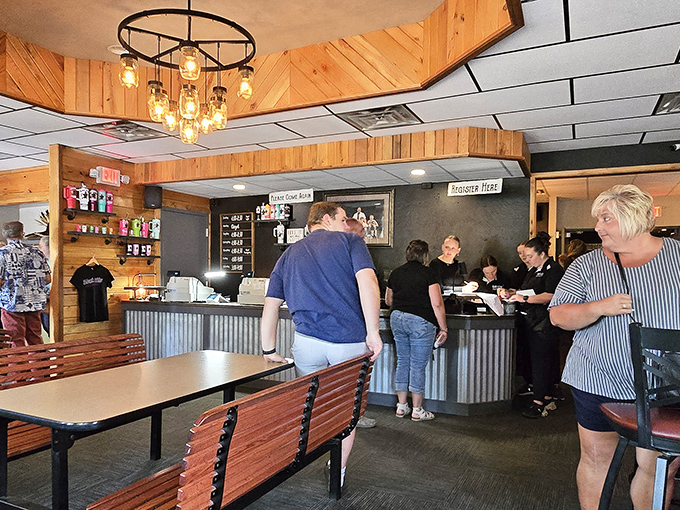 Happy diners share the universal language of exceptional food, faces glowing with pure culinary satisfaction.