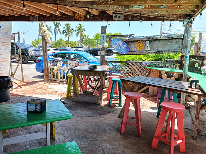 Mismatched furniture that tells you to relax &ndash; this isn't the kind of place that worries about interior design when there's fish to fry.