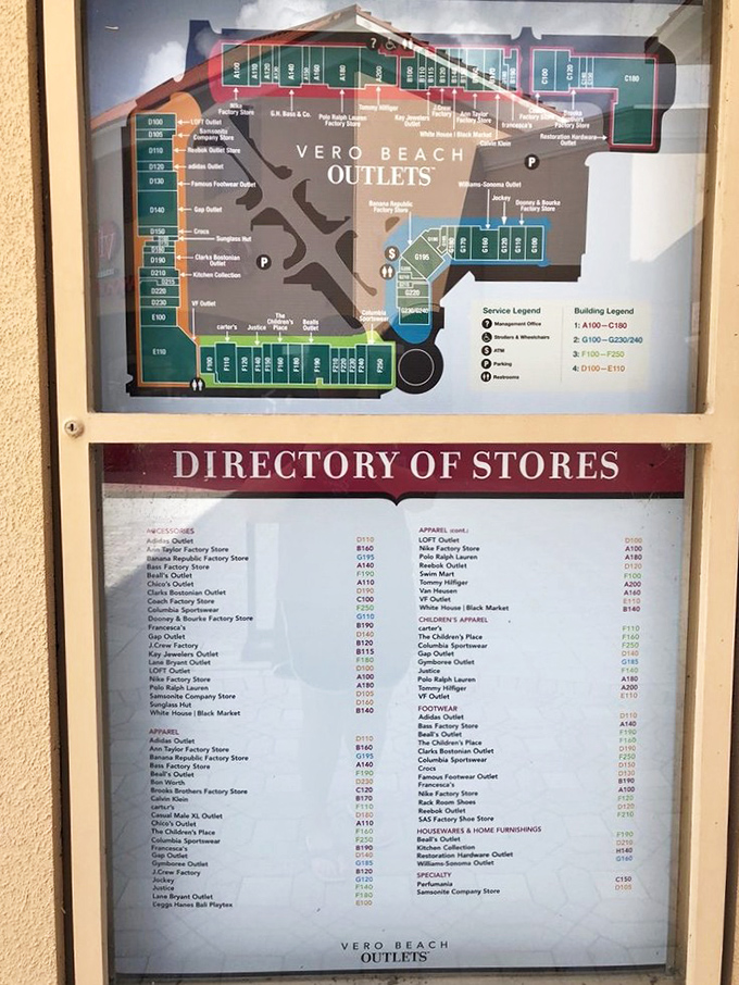 The mall directory: your treasure map to retail paradise. X marks the spot where your credit card will get its daily exercise.