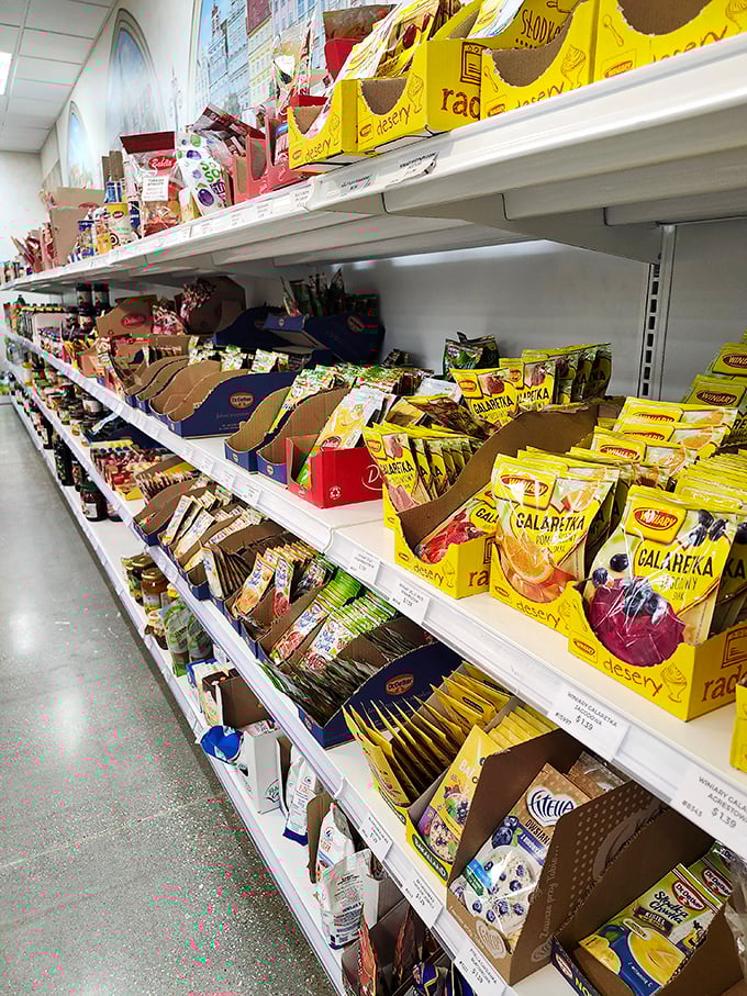 Snack heaven with options you won't find at your average supermarket. These colorful packages contain flavor combinations that will make your taste buds do a double-take.