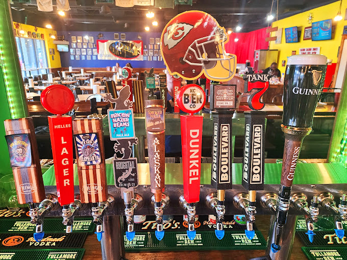 A tap lineup that reads like a "Who's Who" of liquid refreshment. Each handle promises a different path to happiness.