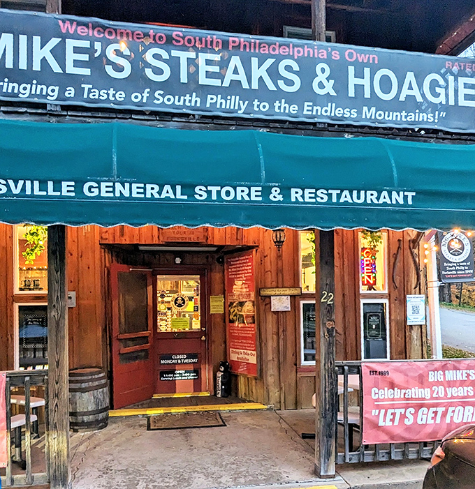 "South Philadelphia's Own" proudly announces itself in the Endless Mountains&mdash;a portal to cheesesteak nirvana disguised as a country store.