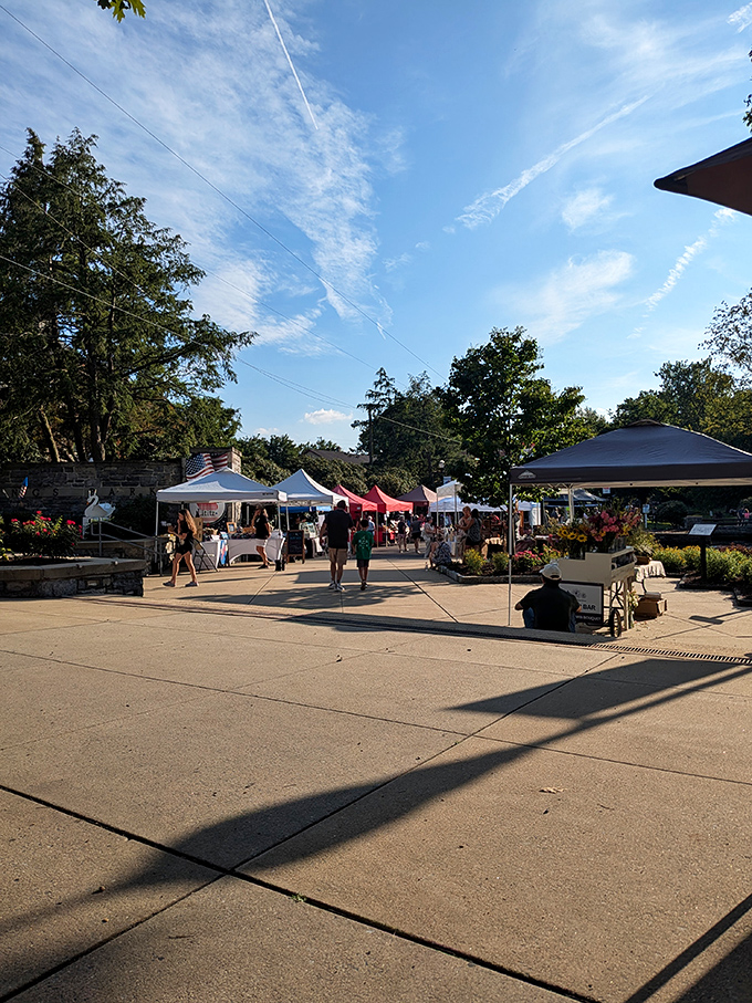 Lititz's farmers market transforms an ordinary parking lot into a vibrant community gathering place where the freshest local produce becomes an excuse for neighborly conversation.