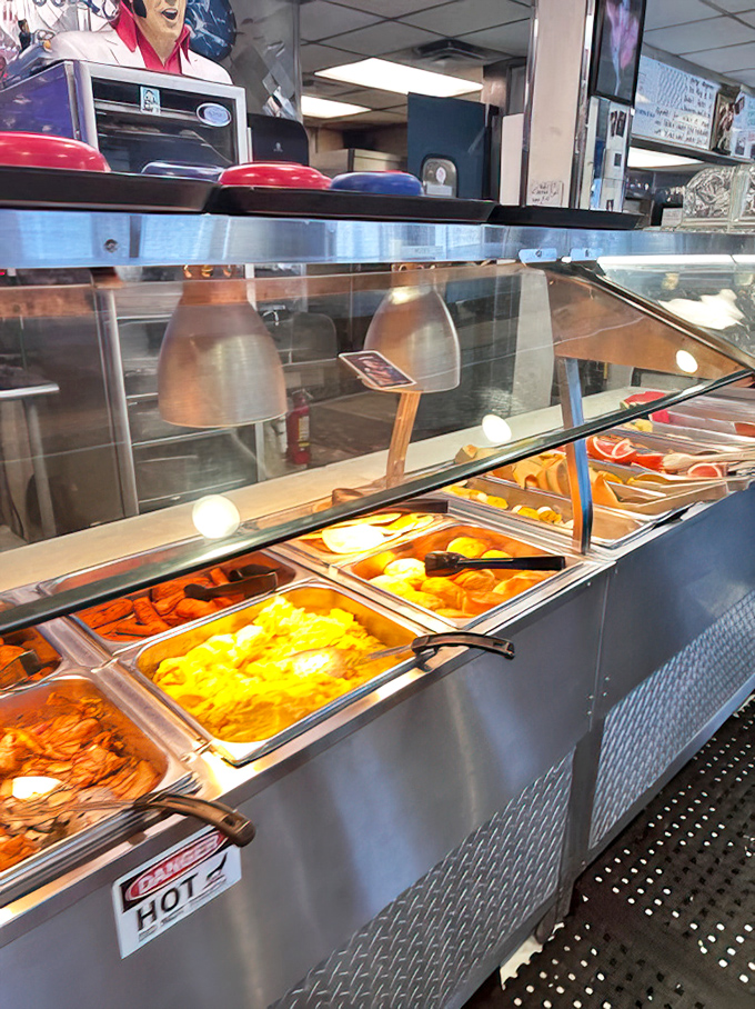 The breakfast buffet&mdash;a gleaming lineup of morning favorites kept "HOT" and ready under heat lamps that have been the savior of many a beach vacation day.