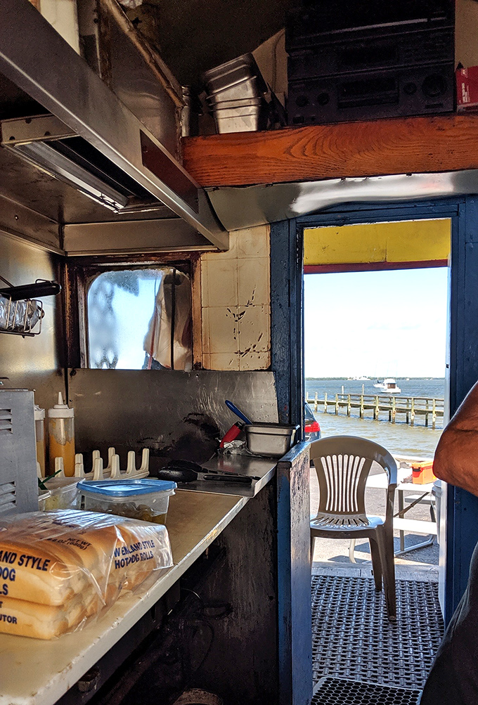 Inside the magic happens: where ordinary ingredients transform into extraordinary hot dog experiences for everyone.