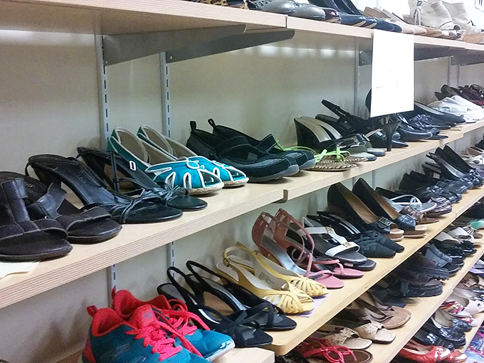 Shoes for every occasion march in formation – from sensible sandals to "what was I thinking?" platforms.