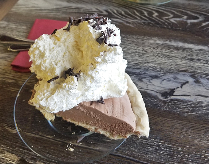 This chocolate cream pie with its cloud of whipped topping isn't just dessert&mdash;it's therapy. The kind that's cheaper than a session with your therapist and twice as effective.