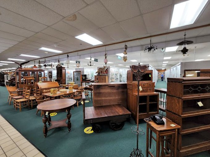 Furniture that tells stories&mdash;from that rolling cart (perfect for a vintage bar setup) to those sturdy wooden tables built to last generations.