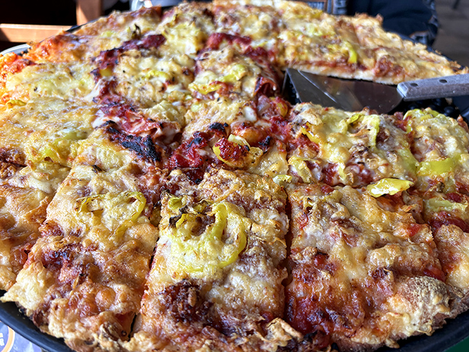 When garlic and Greek flavors collide on a pizza, the result is a Mediterranean vacation for your taste buds.