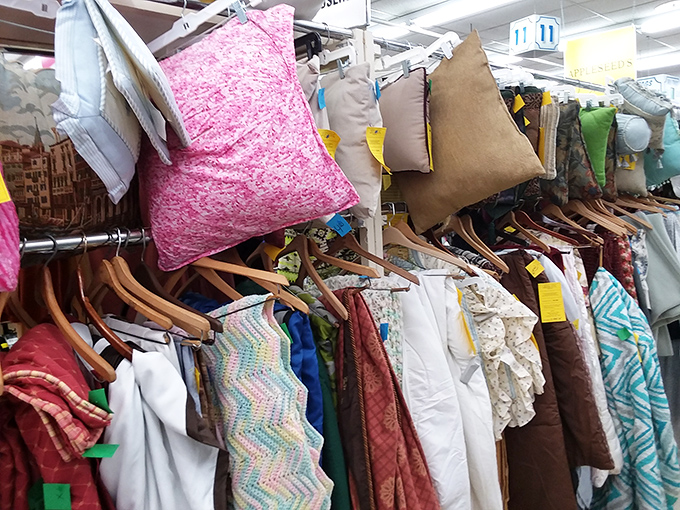 Home d&eacute;cor that tells stories of previous lives while waiting to write new chapters in yours. Those pillows have seen things!