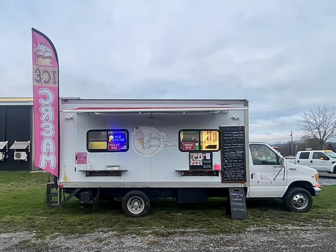The ice cream truck provides sweet relief for shoppers whose bargain hunting has worked up an appetite &ndash; because treasure hunting burns serious calories.