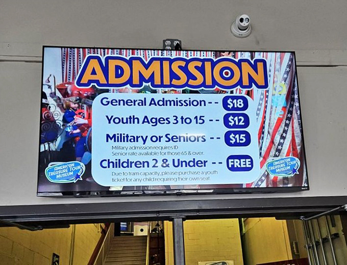 The price of admission to paradise. Where else can you experience this much American history and weirdness for under twenty bucks?