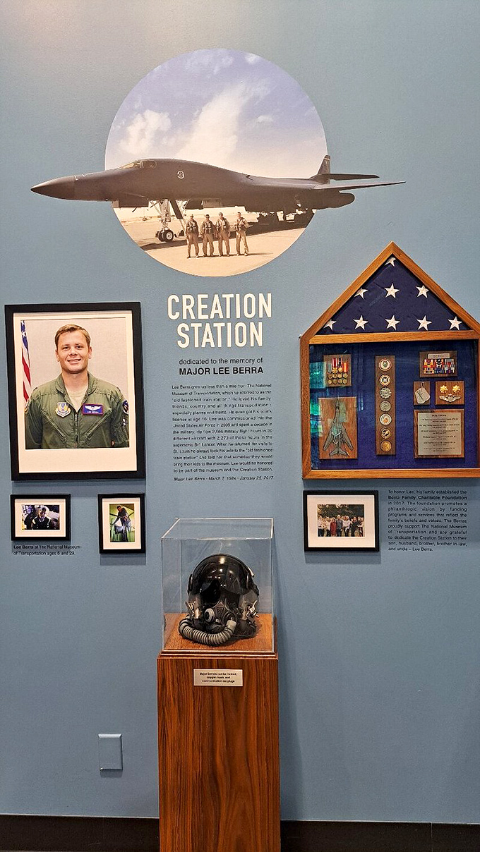 The Creation Station honors Major Lee Berra's legacy, reminding us that behind every vehicle is a human story worth telling.
