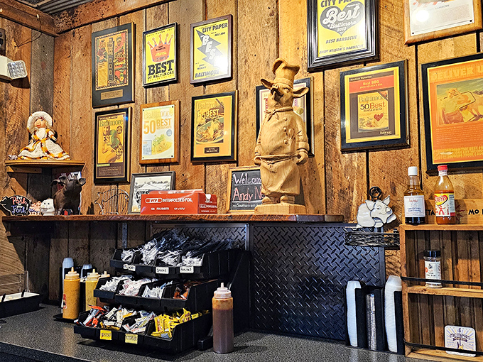 The wall of awards isn't bragging&mdash;it's just confirmation of what your taste buds already told you about this legendary BBQ joint.