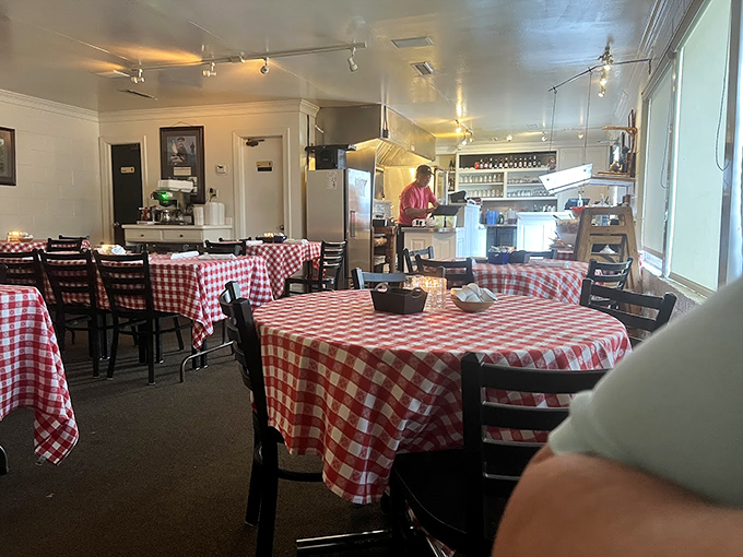 The dining room feels like your favorite aunt's house&mdash;if your aunt happened to serve the best steak in North Carolina.