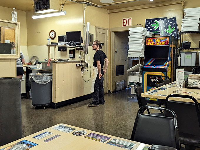 The Pac-Man machine in the corner isn't retro chic&mdash;it's been there since Ms. Pac-Man was just a gleam in Namco's eye.