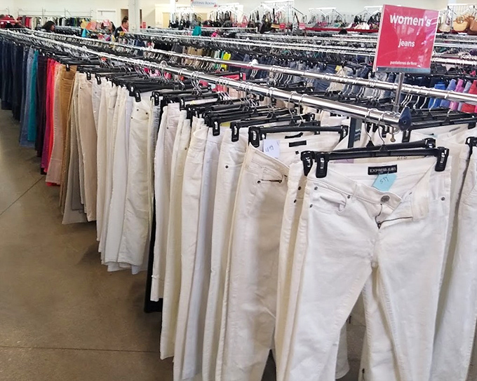 The white jeans brigade stands at attention, each pair hoping you're the one who'll finally take them beyond Labor Day rules.