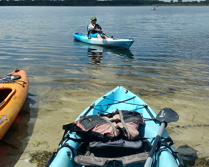 Kayaking on crystal-clear waters&mdash;because retirement in The Villages means trading rush hour for leisure hour on nature's highway.