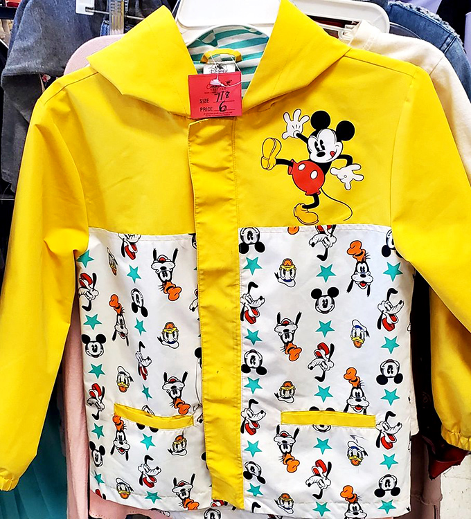 Mickey Mouse raincoat that proves kid's fashion can be both practical and magical&mdash;Disney enchantment without the Disney World price tag.