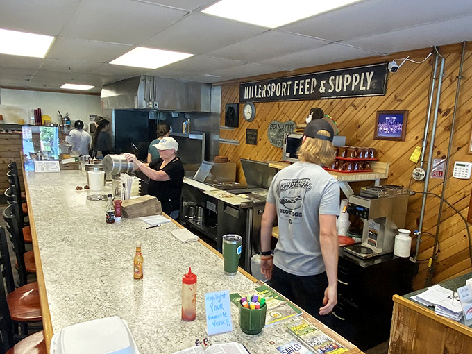 Where the magic happens&mdash;this kitchen may not be fancy, but it's churning out the kind of food that makes people drive for miles.