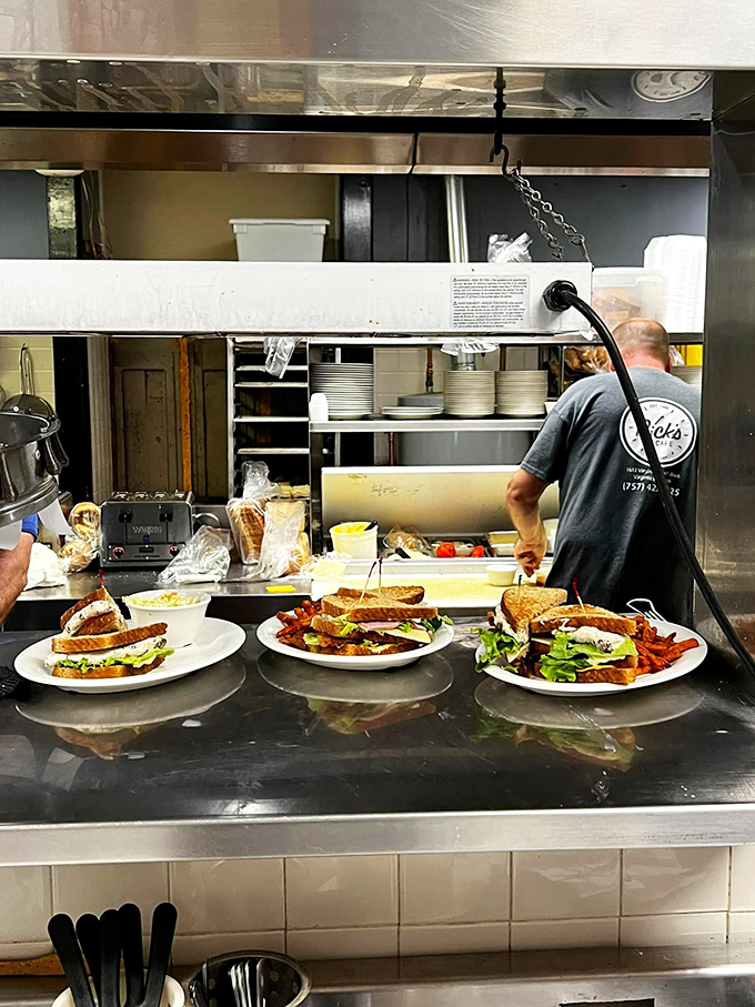 Behind the scenes magic where simple ingredients transform into plates that make you want to hug the cook.