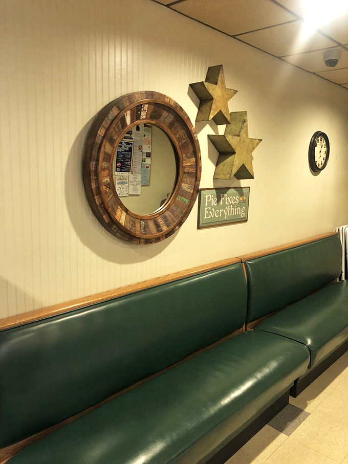 "Pie Fixes Everything" isn't just wall decor&mdash;it's the restaurant's mission statement and possibly the truest words ever written.