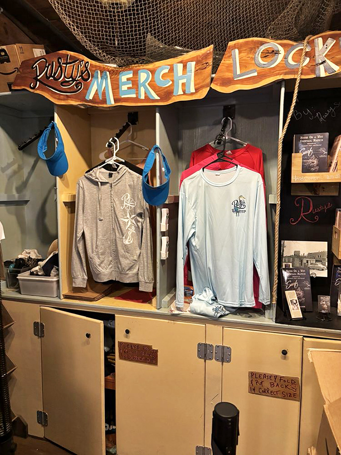 Take home a piece of the magic with merchandise that screams "I survived the chowder."