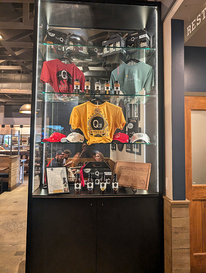 Take home the Q39 experience with merchandise that lets you rep Kansas City barbecue excellence.