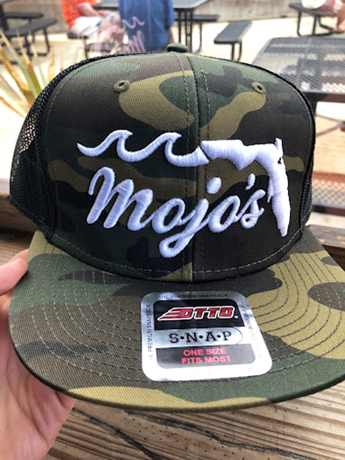 Even the merch has mojo&mdash;this camo cap lets you pledge allegiance to the Republic of Tacoland.