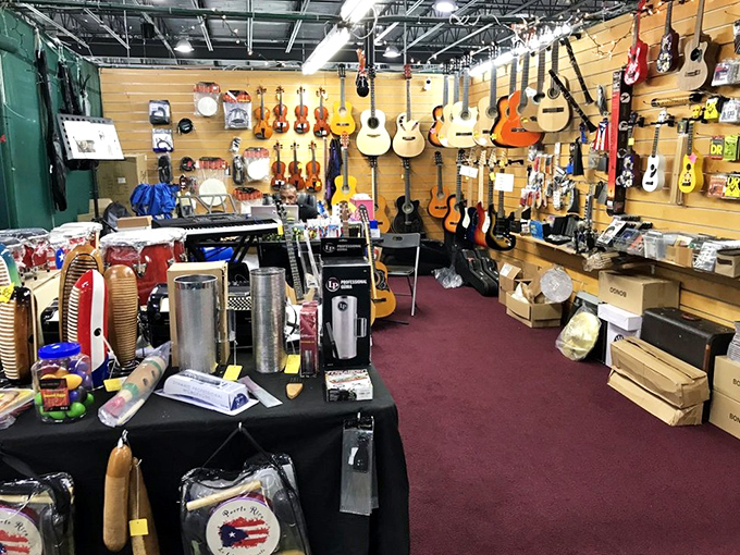 Aspiring musicians take note! This guitar-filled corner could be where your next musical journey begins&mdash;no record deal required.