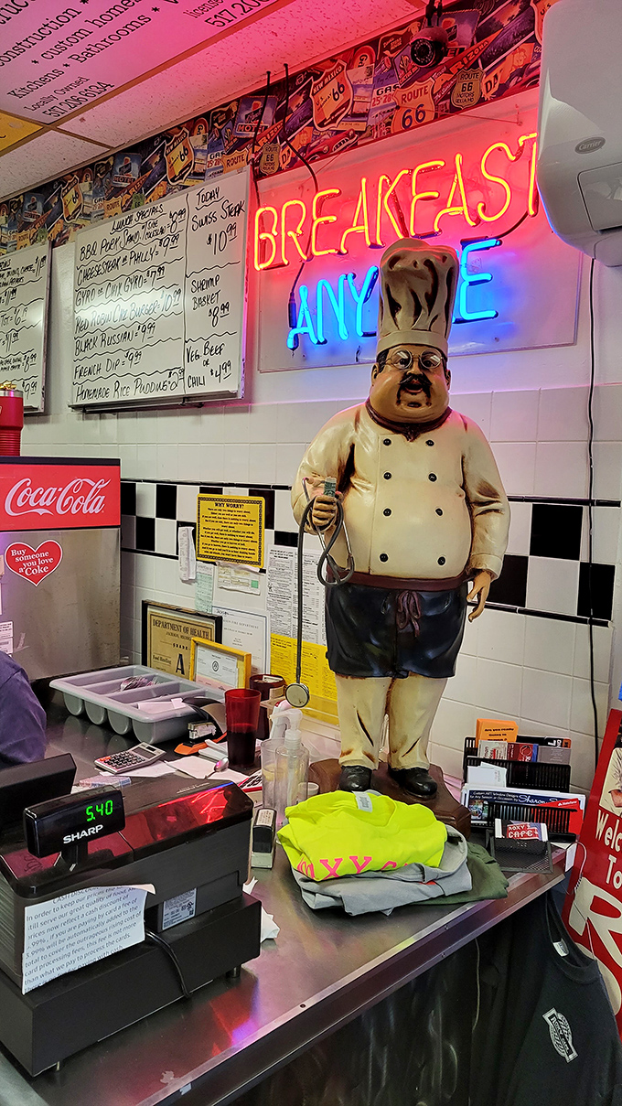 The order counter where dreams of cinnamon rolls become delicious reality, one perfect pastry at a time.