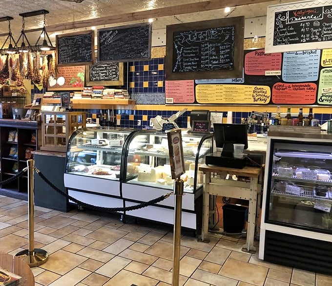 Behind this counter, sandwich artists perform their daily magic. The menu boards above hold the promise of delicious possibilities.