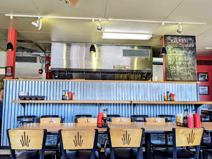 Every angle reveals the authentic diner atmosphere that makes strangers feel like family.