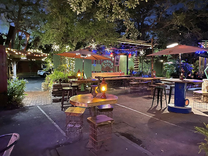 Outdoor dining under Florida skies makes every meal feel like a special occasion worth celebrating.