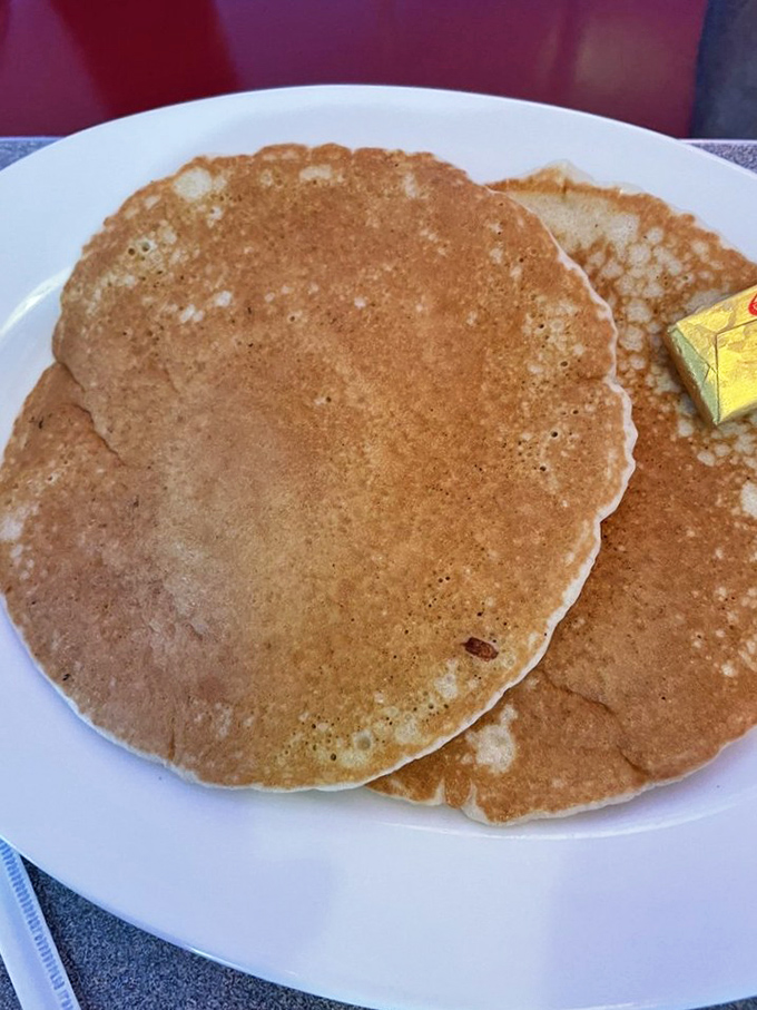Pancakes stacked higher than your weekend ambitions and twice as satisfying.