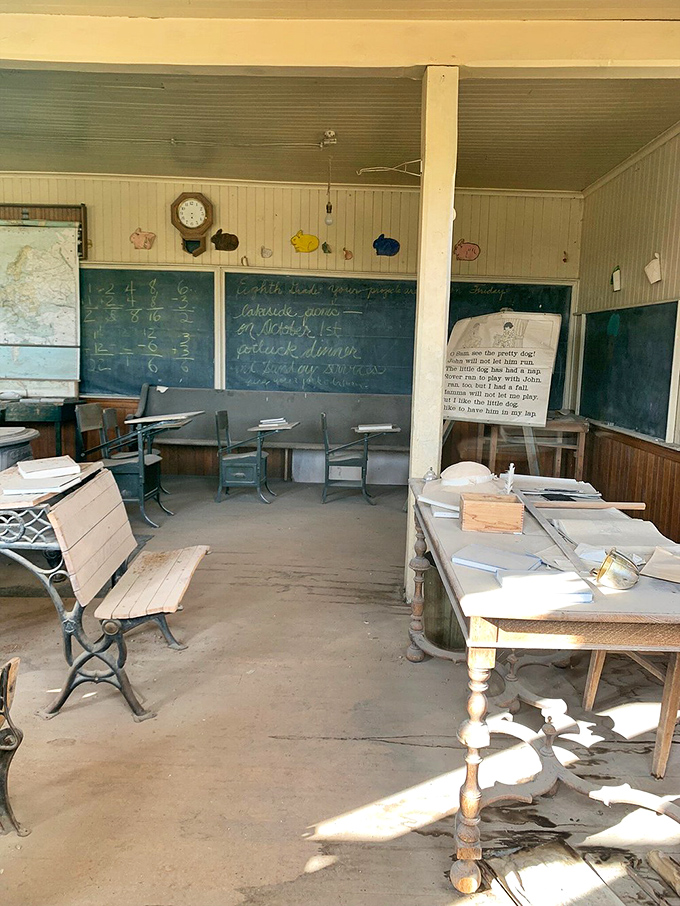 Chalk equations remain on blackboards like homework assignments from students who never came back from recess.