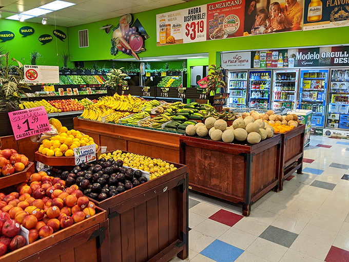 Produce displays that would make a farmers market jealous, with prices that won't make you cry.