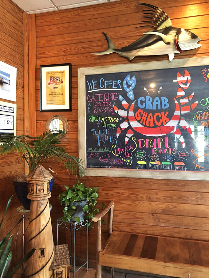 Nautical touches everywhere remind you that this isn't some corporate seafood chain&mdash;it's a place where the ocean meets Virginia hospitality.