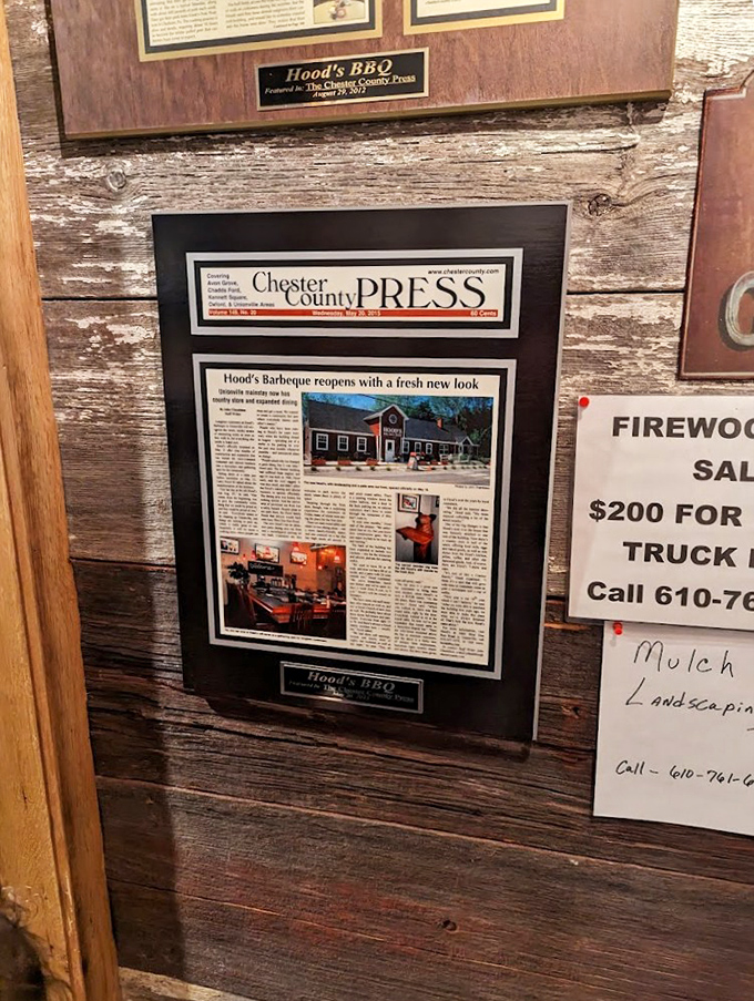 When your local newspaper frames your reopening on the wall, you know you've become more than a restaurant &ndash; you're an institution.
