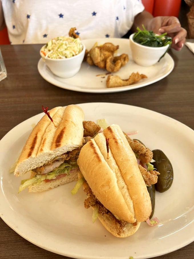 A sandwich so perfectly constructed it could teach architecture students a thing or two about structural integrity.