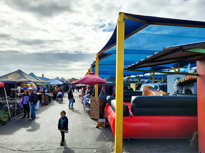 The market's true magic lies in its people&mdash;families pushing strollers, bargain hunters with eagle eyes, all united in the thrill of the find.