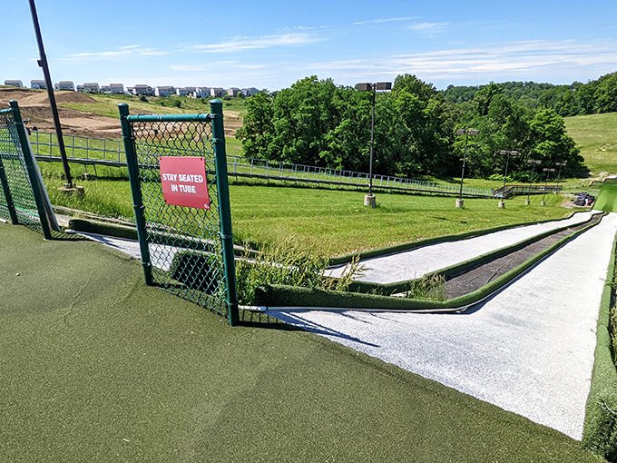 A mini-golf course and playground that answers the eternal question: "How do we burn off these ice cream calories?" Kerber's thinks of everything.
