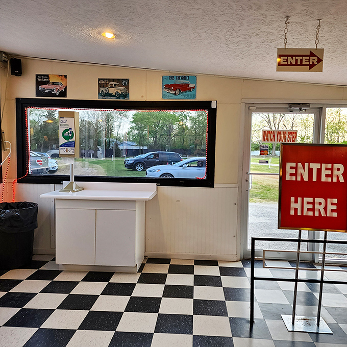 "Enter Here" &ndash; two simple words that serve as a portal between ordinary life and the communal joy of outdoor cinema.