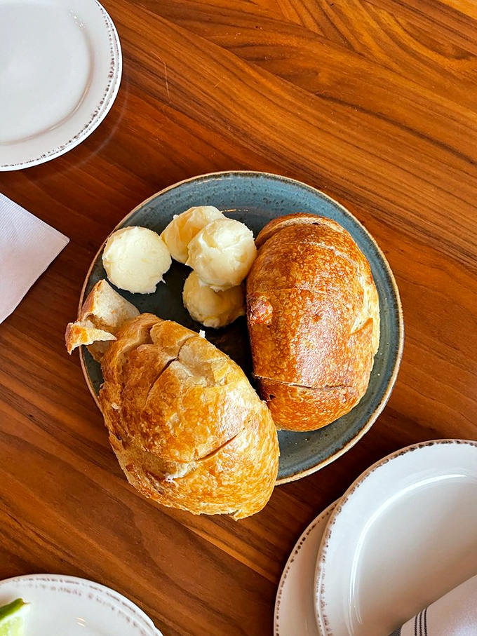 Sourdough bread that doesn't need butter to be spectacular but gets it anyway&mdash;because sometimes more really is more.